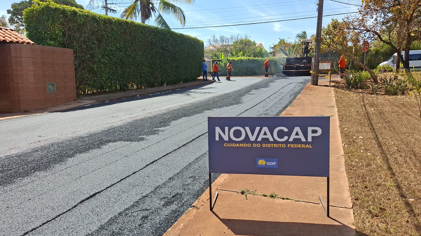 Novacap conclui recapeamento na QL 12 do Lago Norte - Factual DF